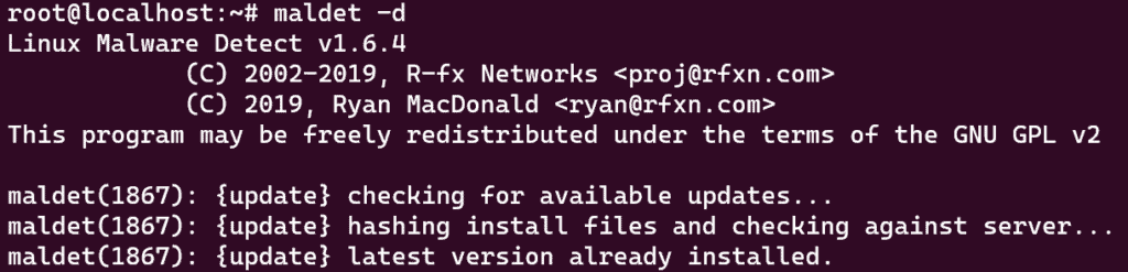 How To Install Maldet And Run A Scan Hivelocity Hosting