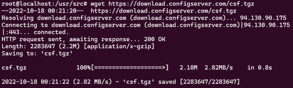 How to Install CSF (ConfigServer Firewall) - Hivelocity Hosting