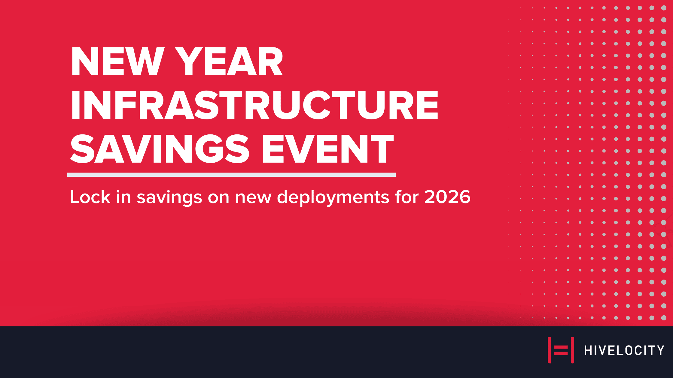 Hivelocity Coupon Codes: New Year 2026 Sale | 50% Off Servers & VPS